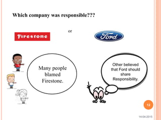 Ford and Firestone's Tire Recall: The Costliest Information Gap in ...