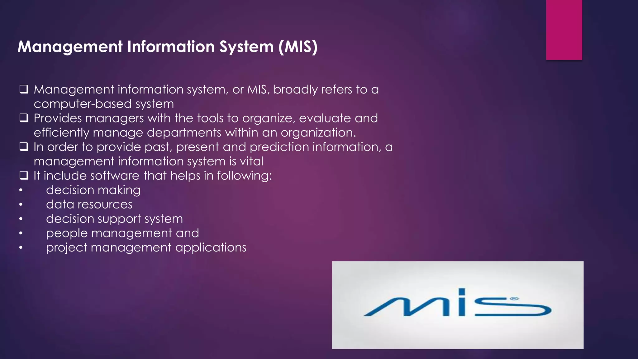 Management Information System | PPT