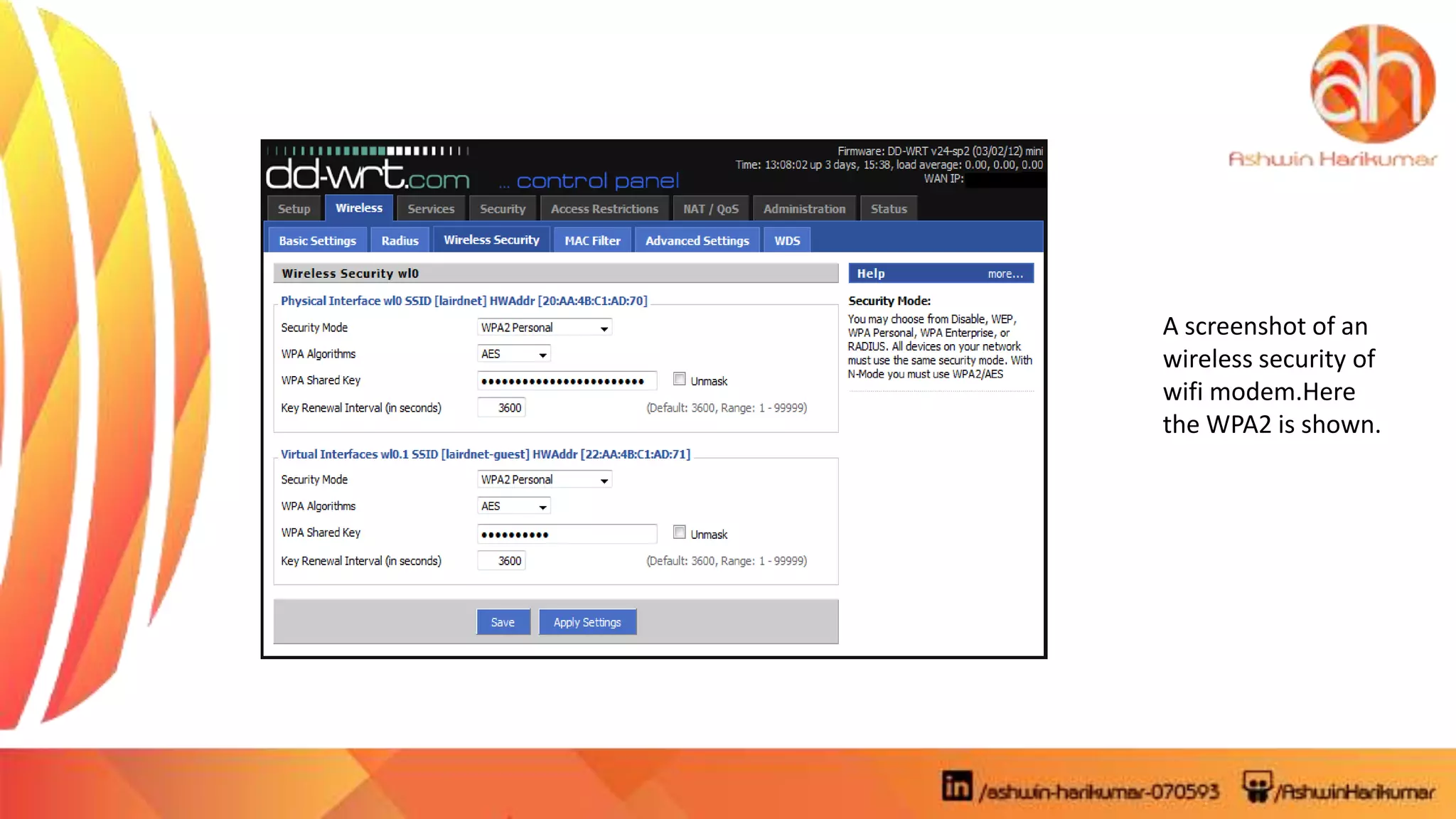 Wireless Security, Firewall,Encryption | PPTX | Information and Network Security | Computing