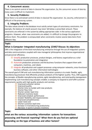 Management Information System | DOCX | Operating Systems | Computer ...