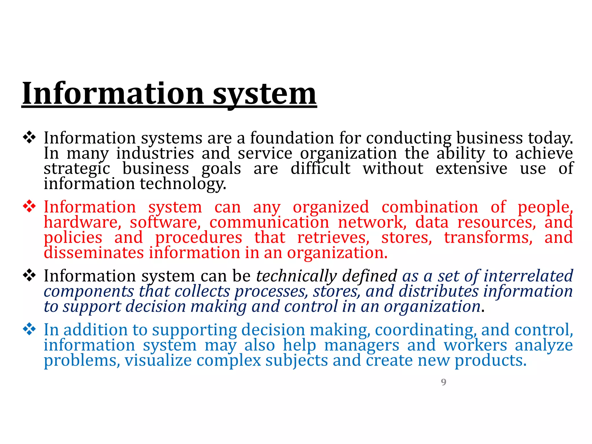 introduction to management information systems (MIS) | PPTX