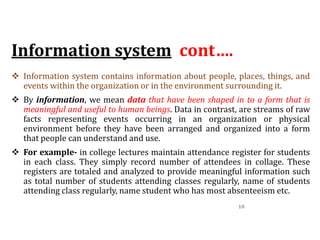 introduction to management information systems (MIS) | PPTX