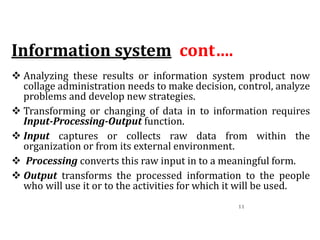 introduction to management information systems (MIS) | PPTX