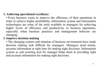 introduction to management information systems (MIS) | PPTX