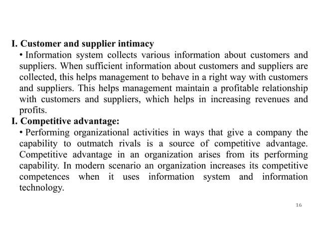 introduction to management information systems (MIS) | PPTX | Operating Systems | Computer ...