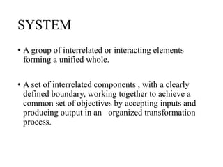 introduction to management information systems (MIS) | PPTX