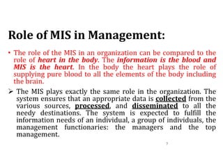 introduction to management information systems (MIS) | PPTX