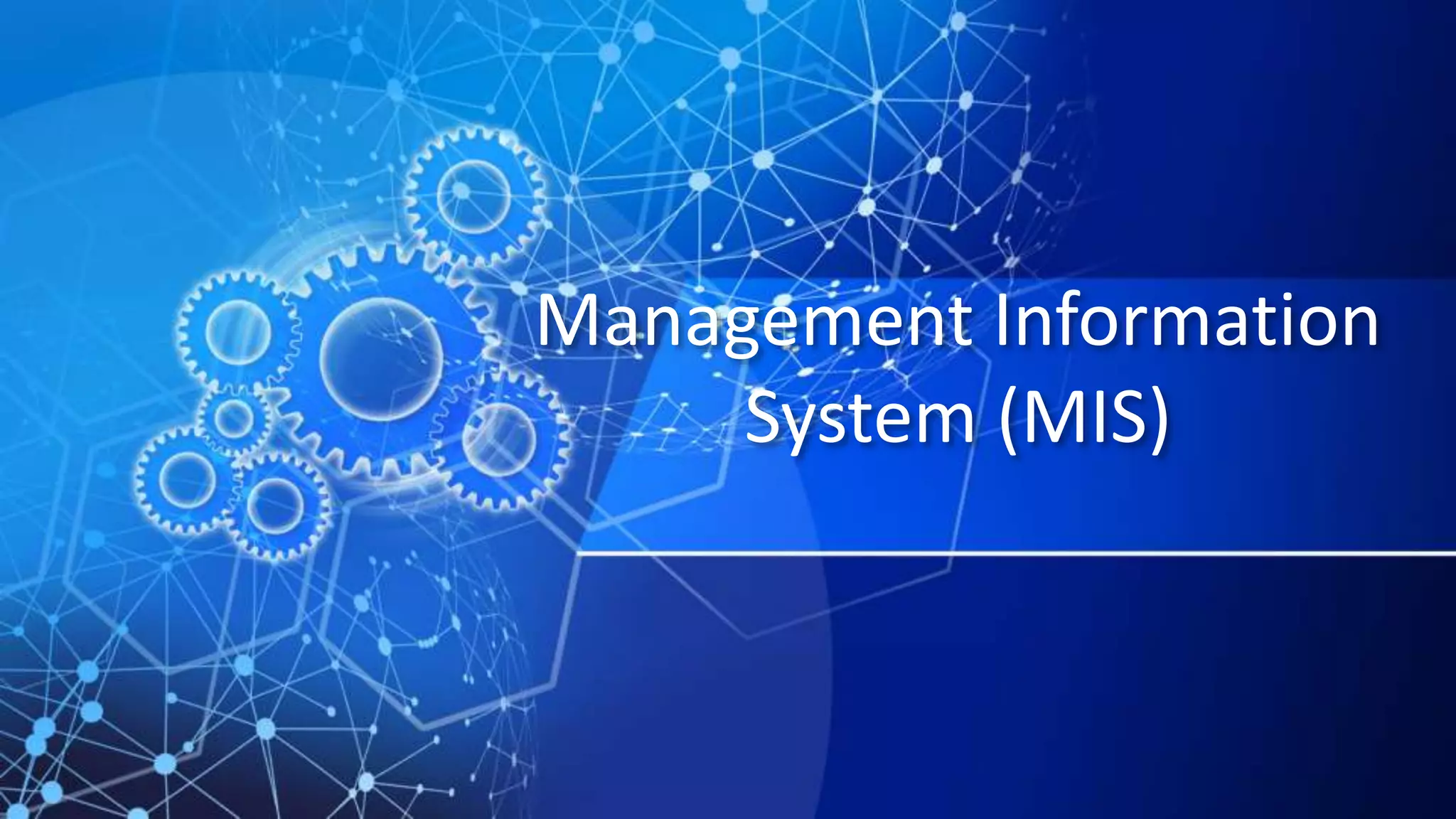 MIS and their Reports | PPTX