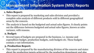 MIS and their Reports | PPT