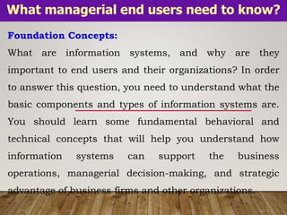 Management Information System | PPT