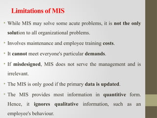 MIS.pptx Management of information system | PPT