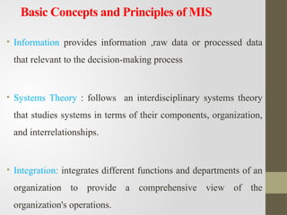 MIS.pptx Management of information system | PPT
