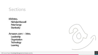 MIS amazon-knowledge management | PDF