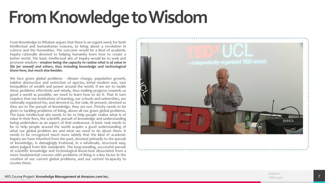 MIS amazon-knowledge management | PDF | Cloud Computing | Internet