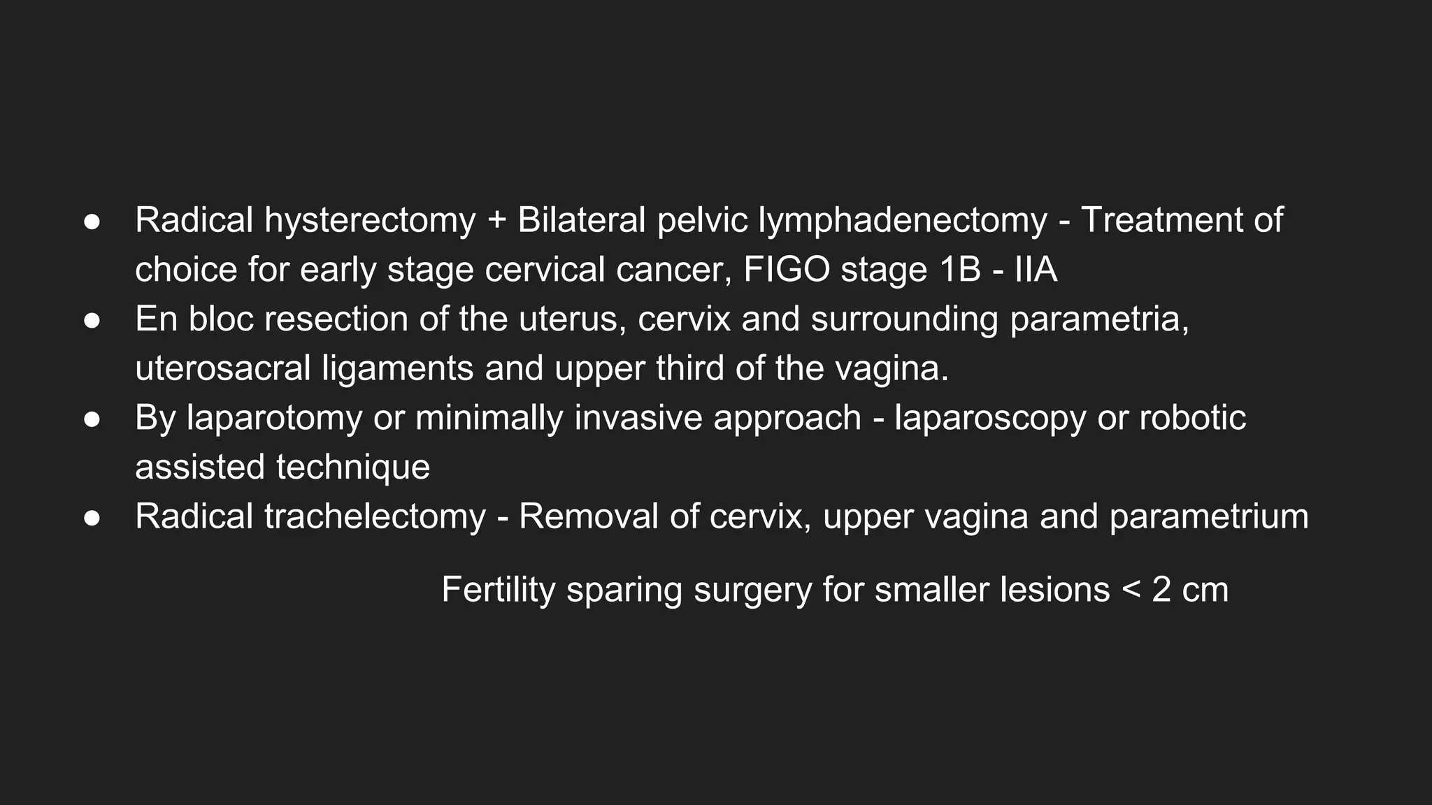 Minimally Invasive Surgery - cervical cancer.pptx