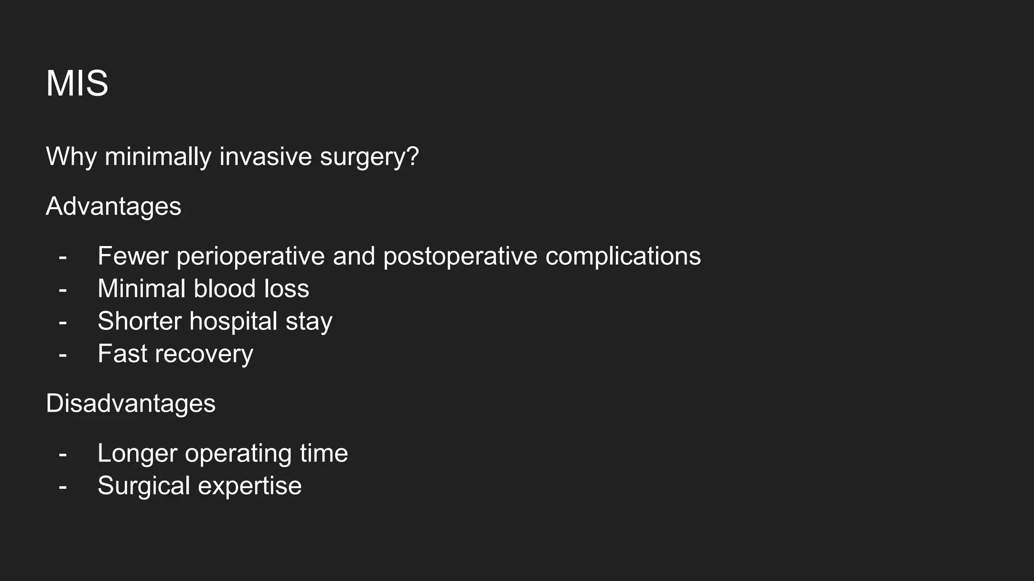 Minimally Invasive Surgery - cervical cancer.pptx