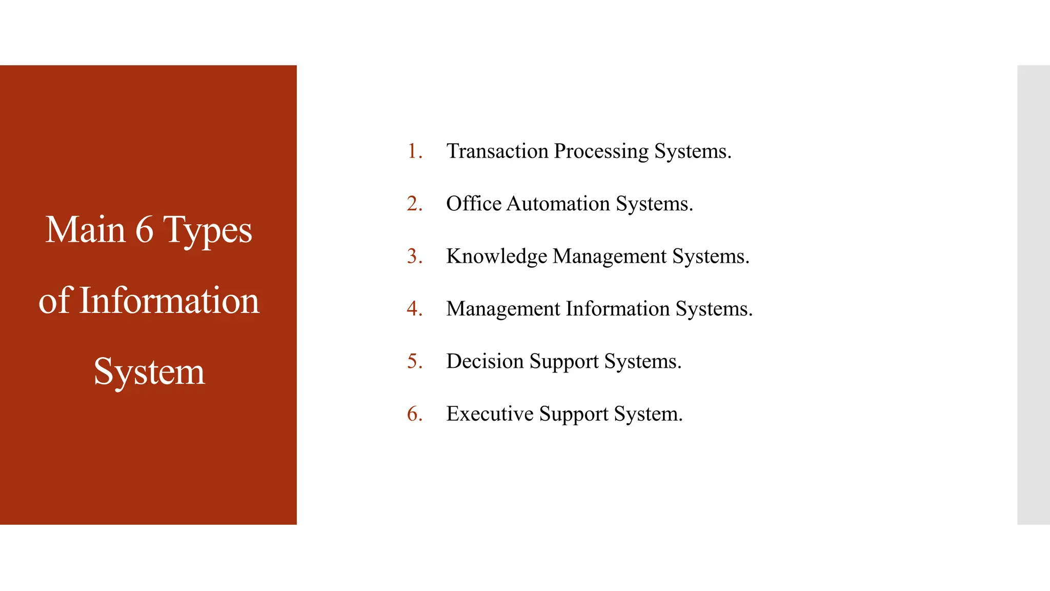 Executive Information System in Management Information System | PPTX