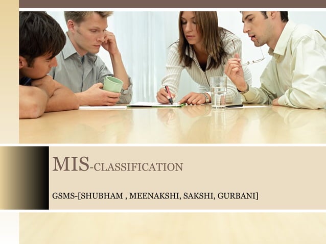 Mis classification sj | PPT