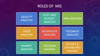 Management information system in marketing, finance and Human resources ...