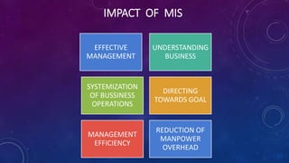 Management information system in marketing, finance and Human resources ...