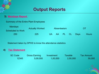 Mis hris attendancet--to present | PPT