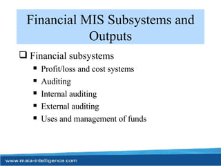 MIS Presentation | PPT