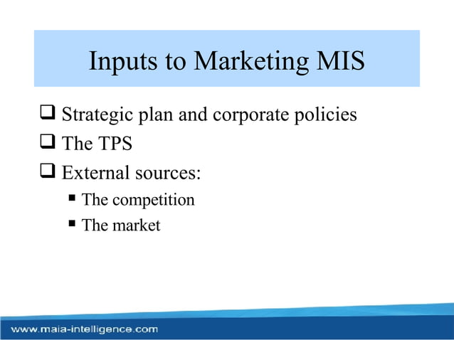 MIS Presentation | PPT | Databases | Computer Software and Applications