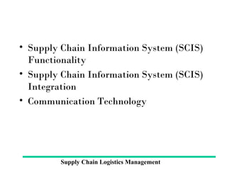Mis supply chain | PPT