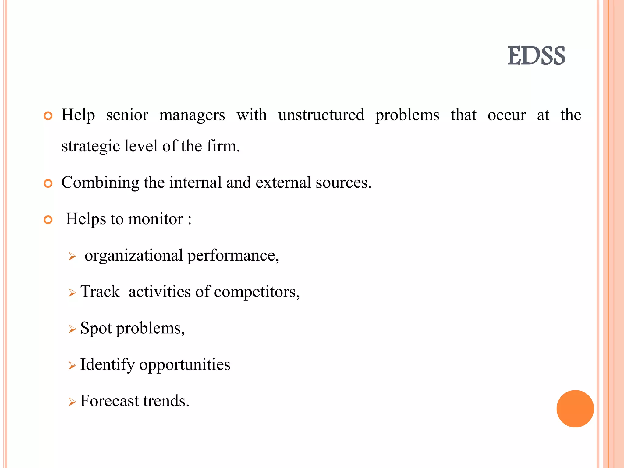 Decision Support System - Management Information System | PPTX