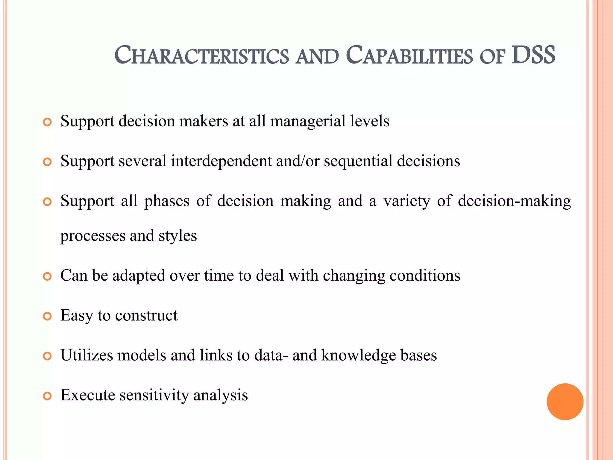 Decision Support System - Management Information System | PPTX
