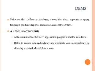 Database Management Systems - Management Information System | PPT | Free Download