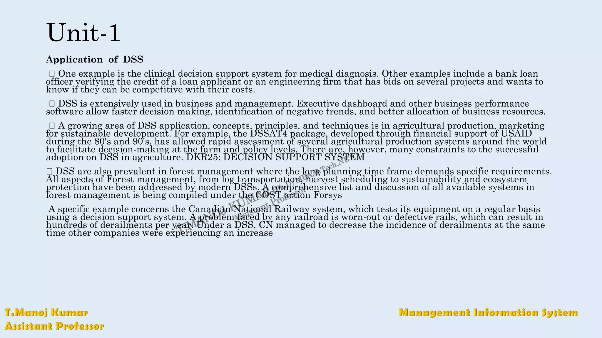 Management Information System (MIS) unit-1 | PDF