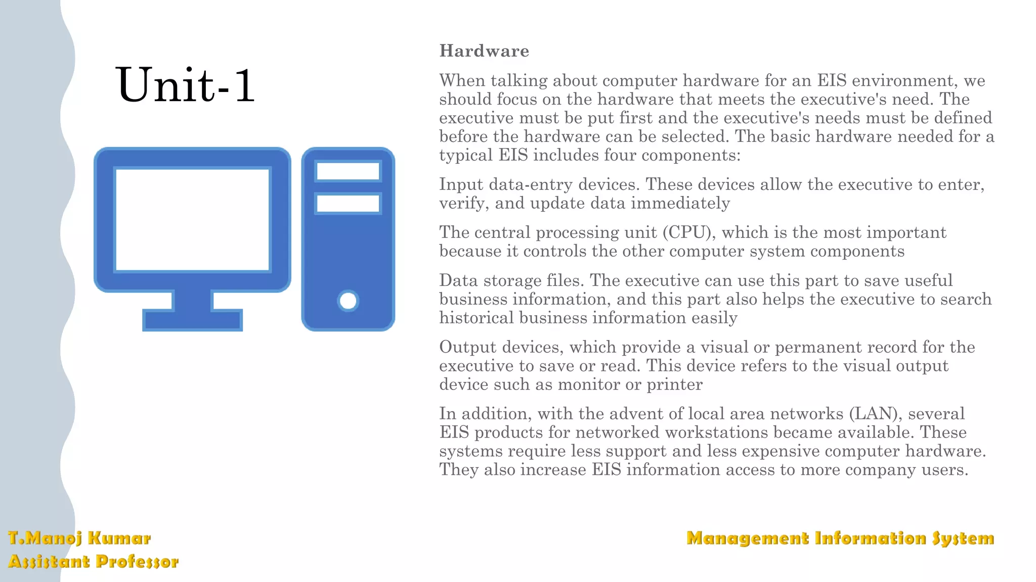 Management Information System (MIS) unit-1 | PDF