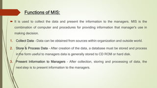 Management information system | PPTX