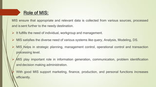 Management information system | PPTX