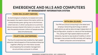 206 - Management Information System [Unit 1: Introduction] [BBA II ...