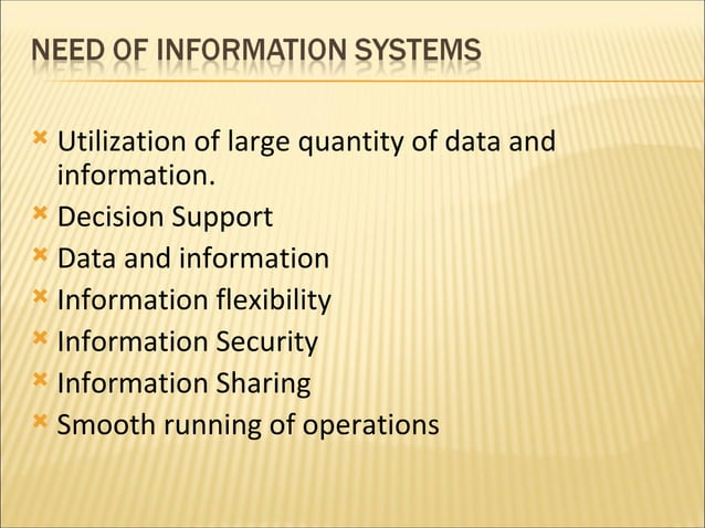 MIS 02 foundations of information systems | PPT | Information Services ...