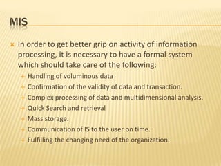 Mis 03 management information systems | PPT