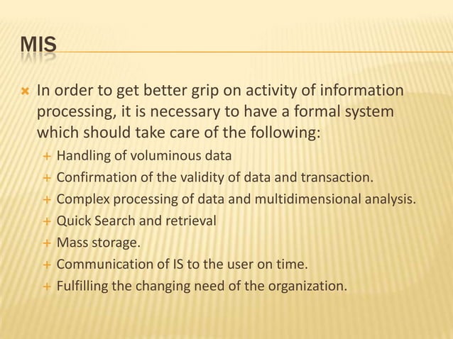Mis 03 management information systems | PPT