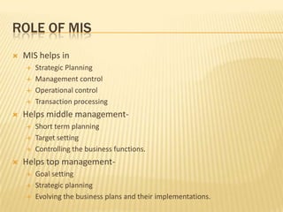 Mis 03 management information systems | PPTX