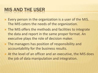 Mis 03 management information systems | PPT