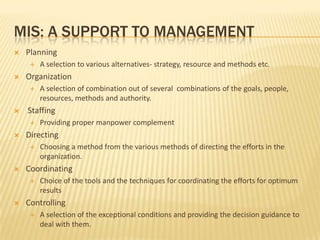 Mis 03 management information systems | PPT