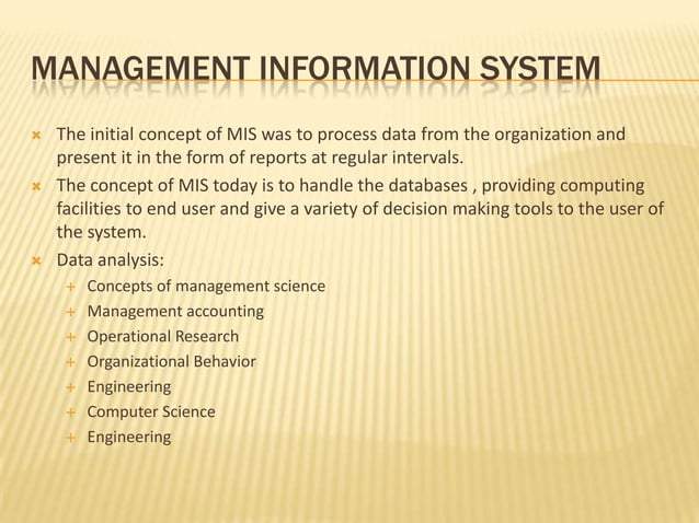 Mis 03 management information systems | PPT
