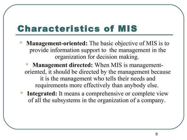 Types of IS(TPS, OAS, MIS, DSS, ESS and SIS) | PPT