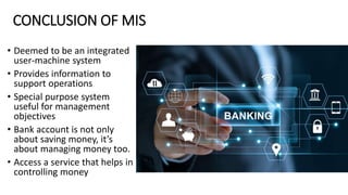 Management information system in banking sector | PPTX