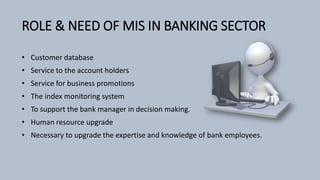 Management information system in banking sector | PPTX