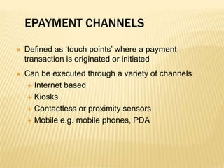 MIS 10 Electronic Payment System | PPTX