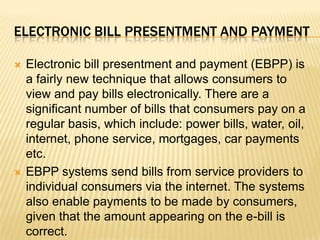MIS 10 Electronic Payment System | PPTX