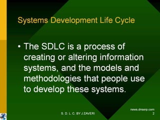 SDLC Software Development Life Cycle | PPTX