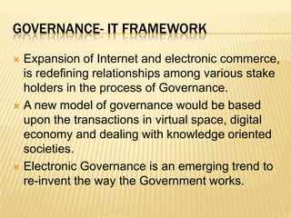 MIS 12 E-Governance | PPTX